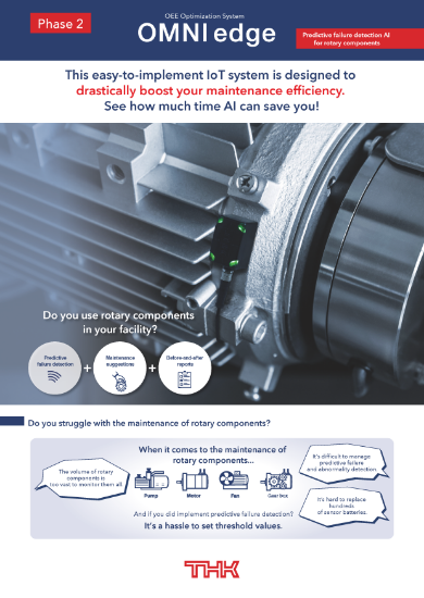 Catalogs | OEE Optimization System | THK Official Web Site