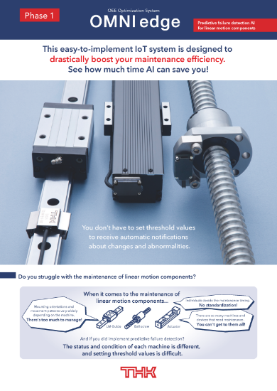 Catalogs | OEE Optimization System | THK Official Web Site