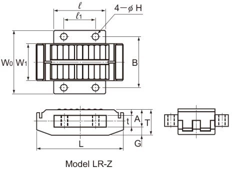 Models LR/LR-Z｜Other Linear Motion Guides｜Product Information｜THK Official Web Site [Europe/English]