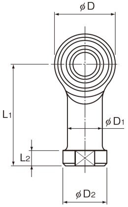 No Lubrication Type - Model NHS-T｜Joints｜Product Information｜THK Official Web Site [Europe/English]