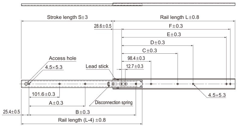 Model FBL 35S-P13｜Other Linear Motion Guides｜Product Information｜THK Official Web Site [Europe ...