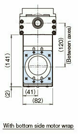 Models SKR55-A/SKR55-B Cover, Motor Wrap Motor Flange Angle, 80×80｜LM Guide Actuator｜Product ...