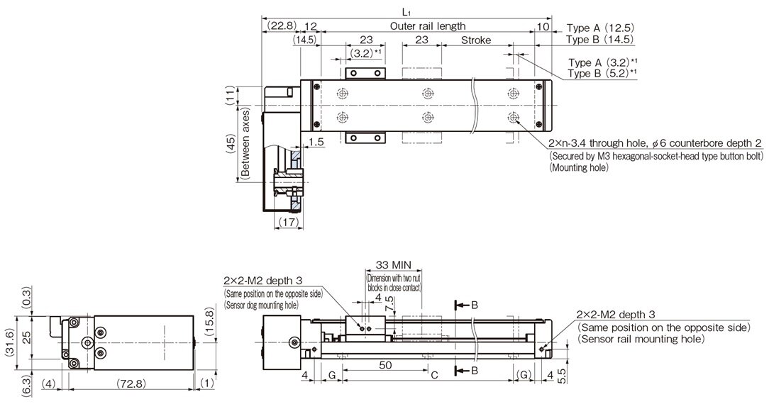 Models KR15-A/KR15-B With Cover, Motor Wrap｜LM Guide Actuator｜Product Information｜THK Official ...