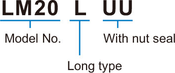 Model Number Coding｜Model Number｜Other Linear Motion Guides｜Product Information｜THK Official Web ...