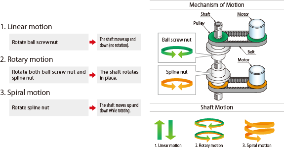 Low-Inertia Ball Screw / Spline BNS-V／NS-V｜Product Information｜Product ...