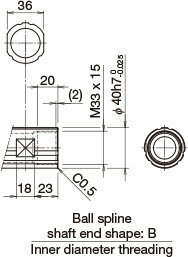 DSP40 2006｜Ball Screw｜Product Information｜THK Official Web Site