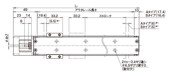KR20 A／B モータ直結 カバー付き｜LMガイドアクチュエータ｜製品情報｜THKオフィシャルウェブサイト