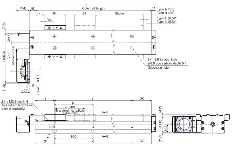 Models KR33-A/KR33-B With Cover, Motor Wrap｜LM Guide Actuator｜Product Information｜THK Official ...