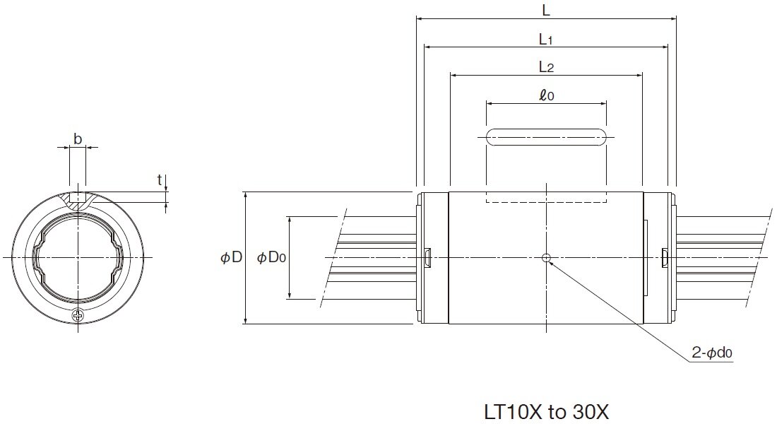 Model LT-X｜Ball Spline｜Product Information｜THK Official Web Site [Japan/English]