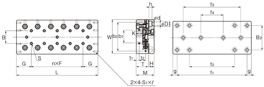 VRU形 61〜910｜その他直線運動案内｜製品情報｜THKオフィシャルウェブサイト