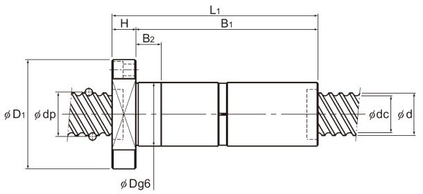 Model DKN｜Ball Screw｜Product Information｜THK Official Web Site [Singapore]