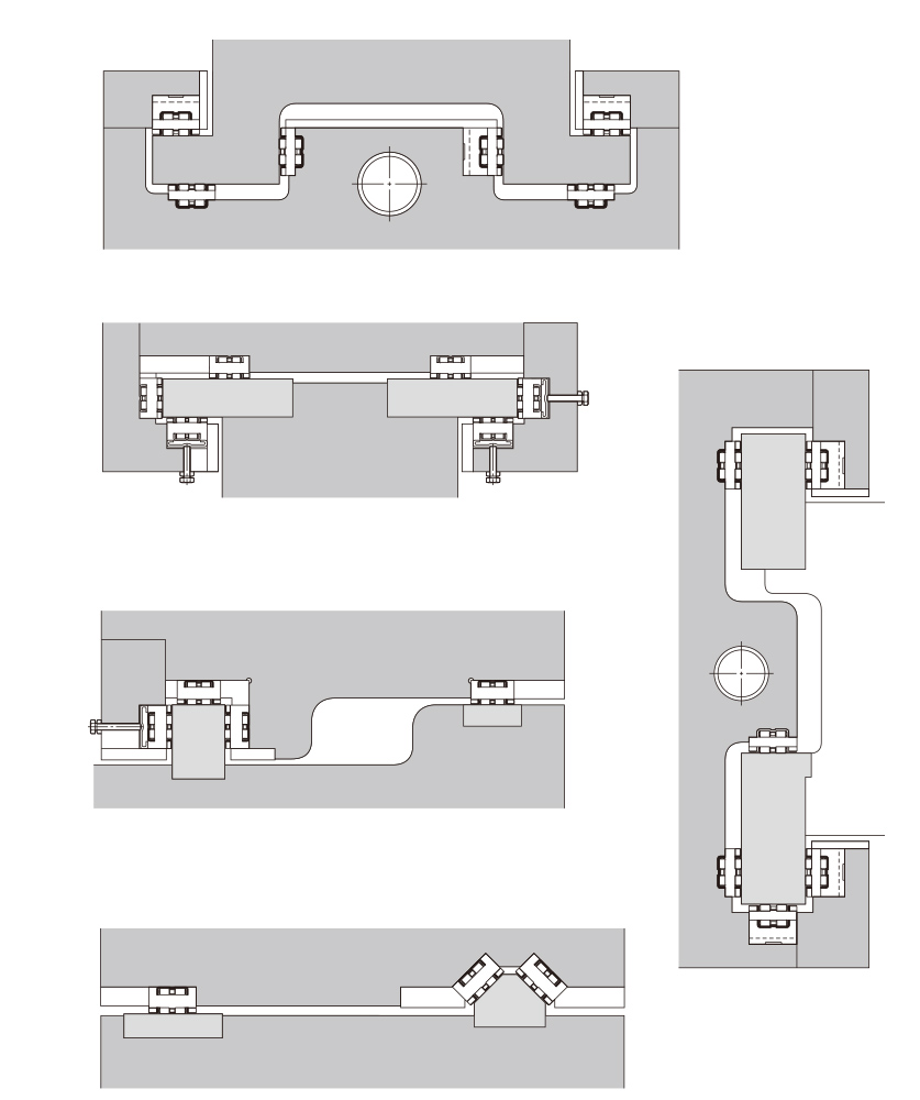 Examples of Arranging LM Roller Units｜Point of Design｜Other Linear ...
