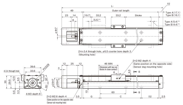 Models SKR20-A/SKR20-B With Cover, Direct Motor Coupling｜LM Guide ...
